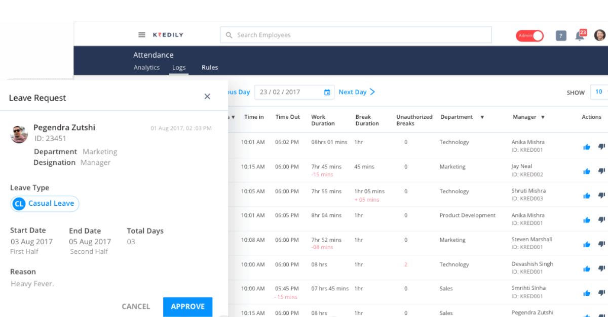 Top 10 Best Attendance Management Software in India