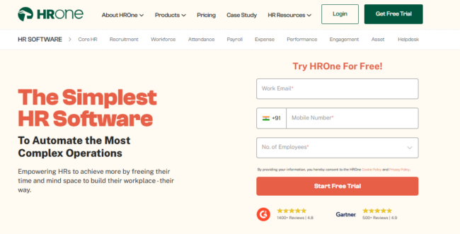 Top 10 Best HRMS Software In India (2025) – Features, Pros & Cons